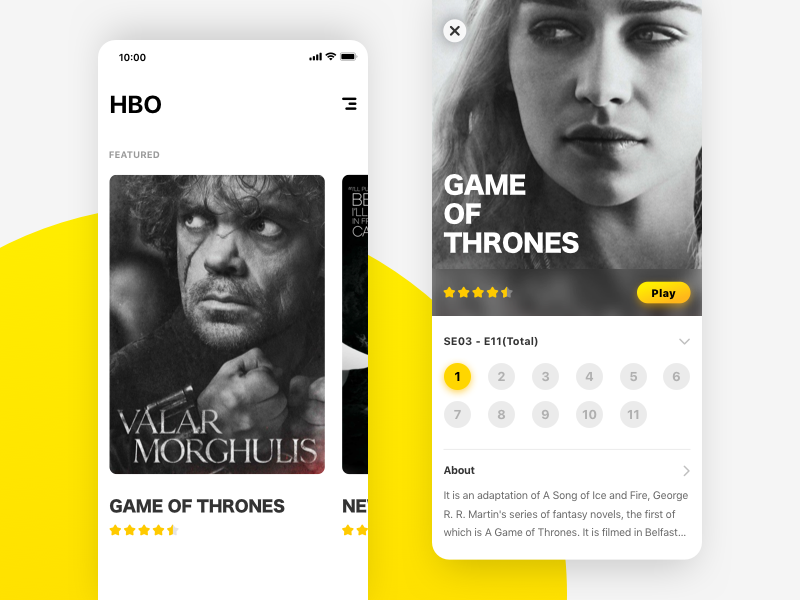 Movie APP by Tomhands on Dribbble