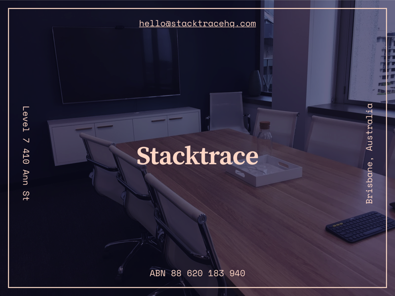 Stacktrace by Rowan Hogan on Dribbble