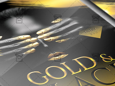 Gold Party designs, themes, templates and downloadable graphic elements ...