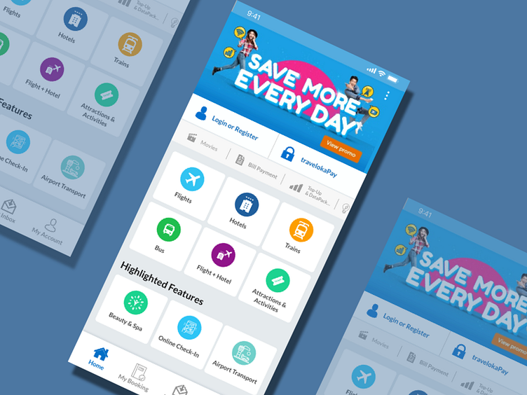 Traveloka UI Challenge by Asni Nsiwa on Dribbble