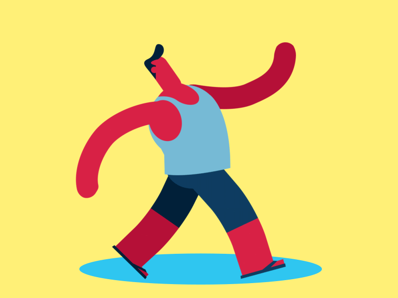 Guy walk cycle by Jhonatan Luiz on Dribbble