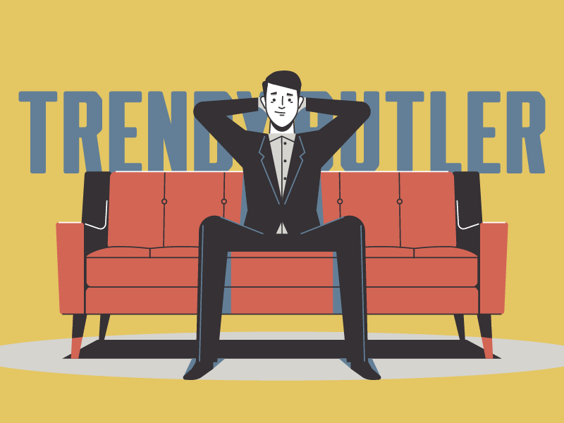 Trendy Butler by Dmitry Stolz on Dribbble