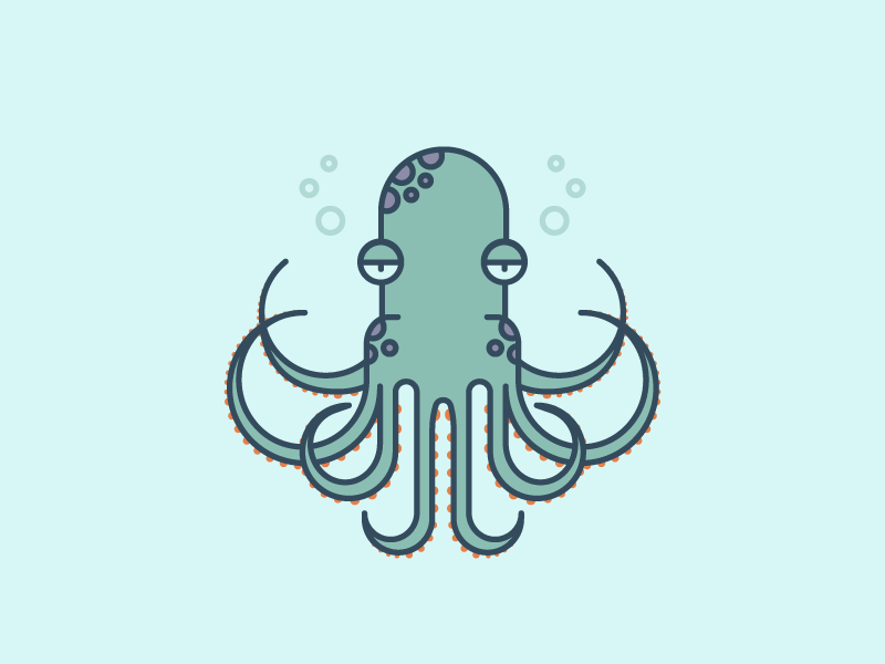 Octopus by Aaron Crapo on Dribbble