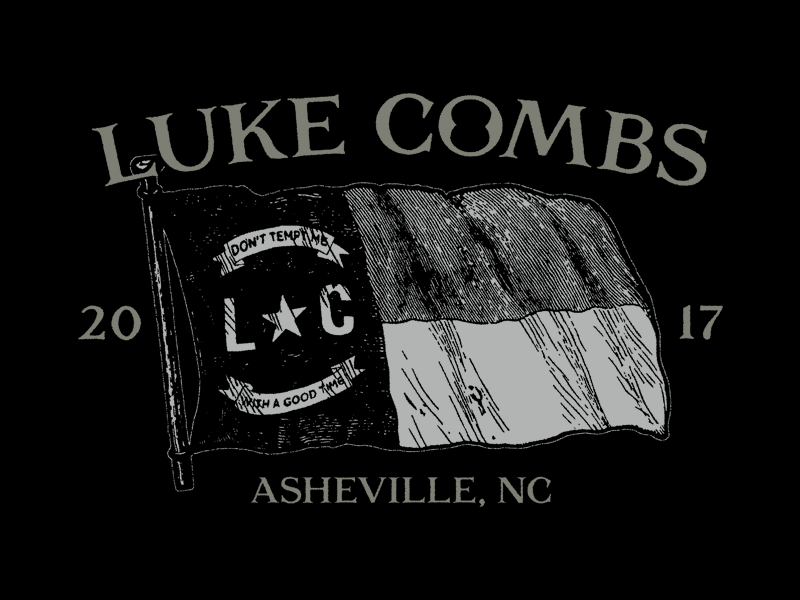 Luke Combs - Flag by Cameron Latham on Dribbble