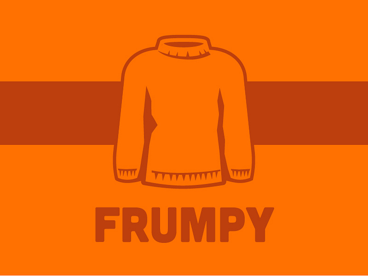 Frumpy Orange Sweater by Benjamin Friedrich on Dribbble