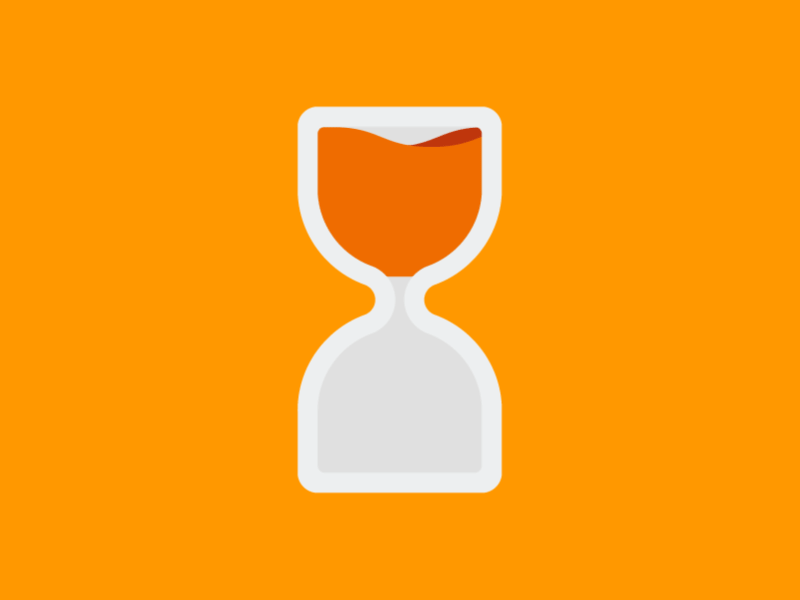 Hourglass Icon Gif Digital Animation Of Loading Hourglass
