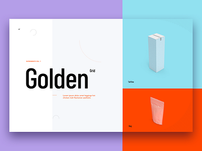 Golden Grid Layout by Cameron Sagey on Dribbble