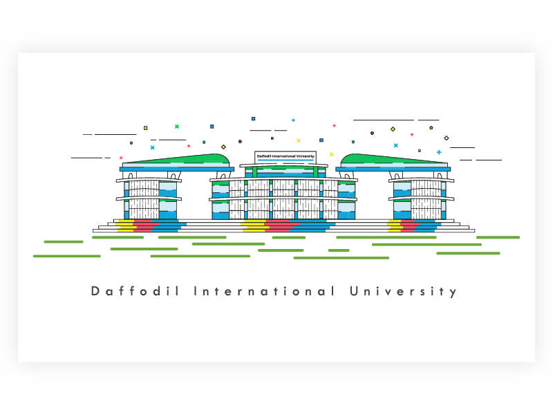 DIU illustration by Jasem Uddin on Dribbble