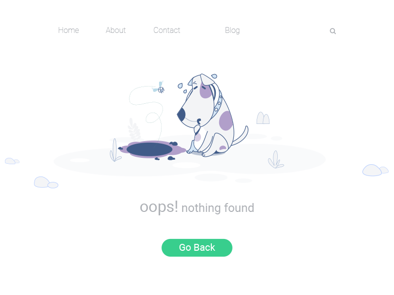 Nothing Found by noman on Dribbble