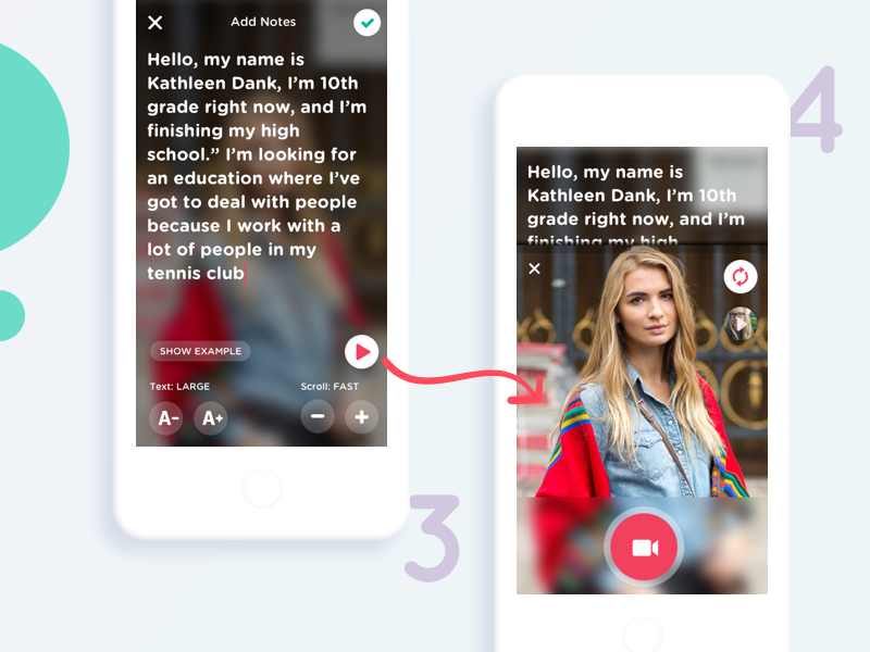 Teleprompter Add Notes by Catarina Fagundes Coutinho on Dribbble