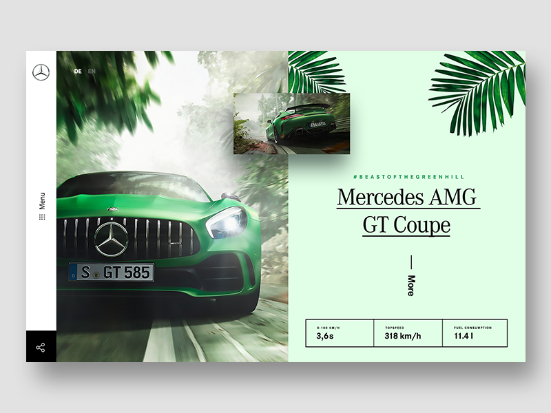 Mercedes UI Concept by Kevin on Dribbble