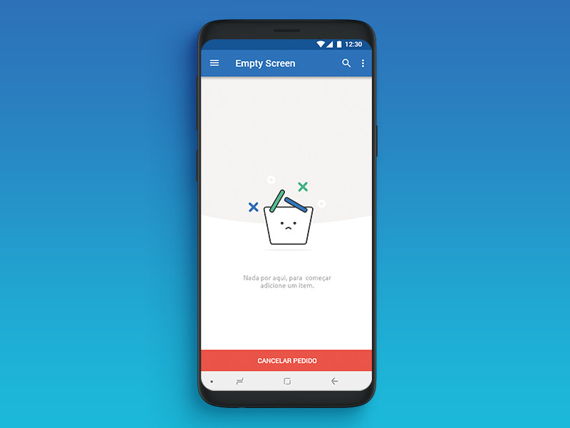 Empty Cart Screen by Felipe Rocha on Dribbble