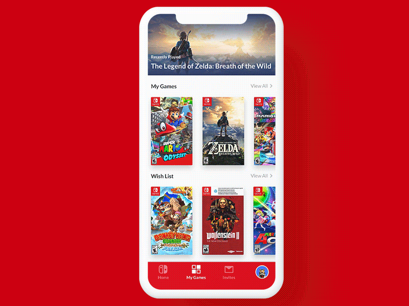FAKE WORK - Nintendo Online - My Games by Michael Regan on Dribbble