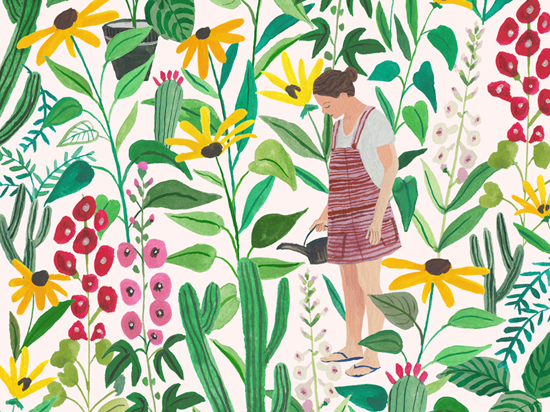 In the Garden by Miranda Sofroniou on Dribbble