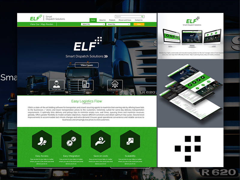 ELF | Smart Dispatch Solutions by SHAAZ MALIK on Dribbble