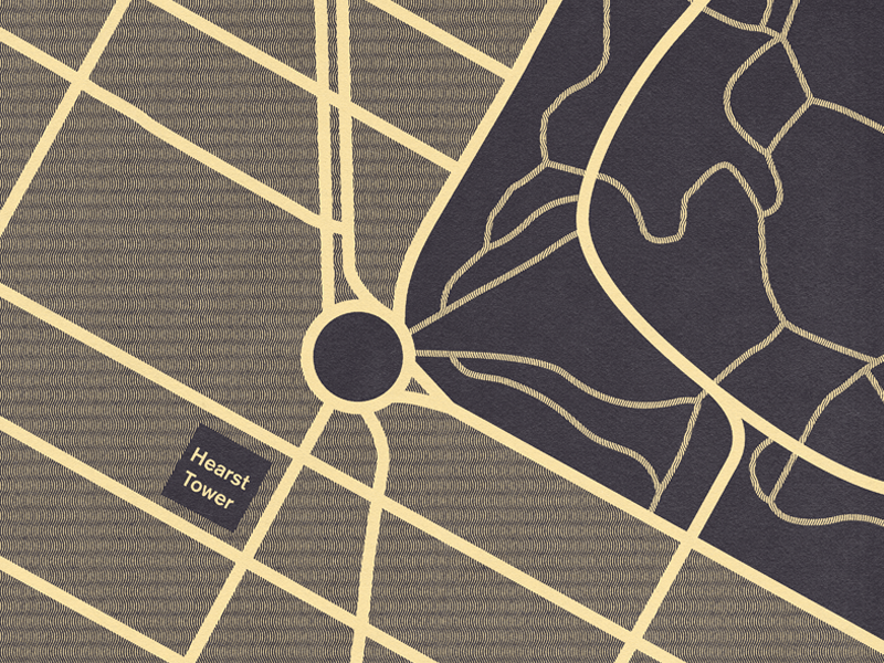 Hearst Tower Map by Kodie Beckley on Dribbble