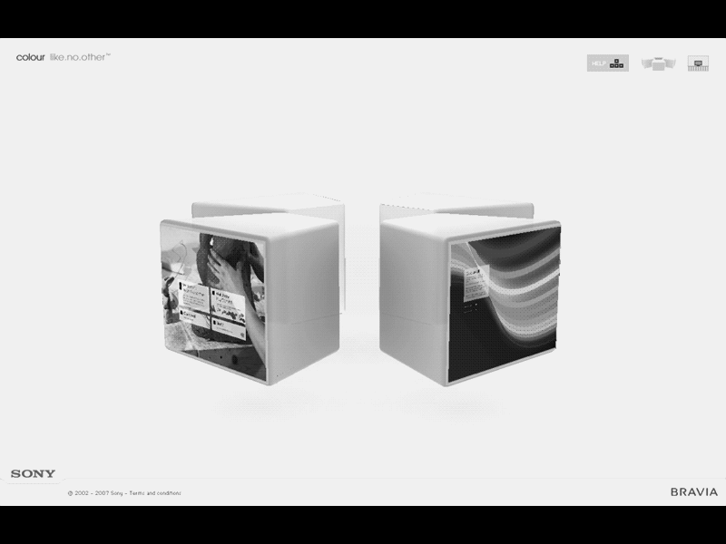 Sony Bravia, colour like no other by David Boleas on Dribbble