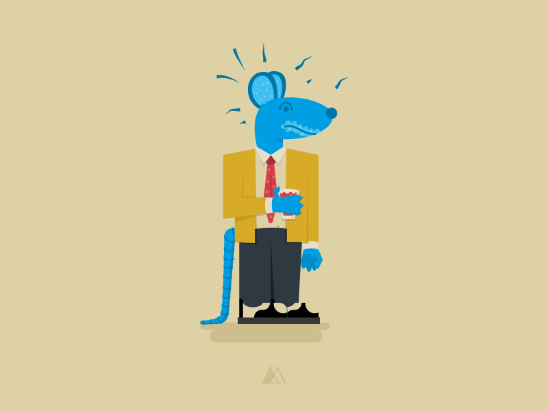 Rata Azul by Moises Bas on Dribbble