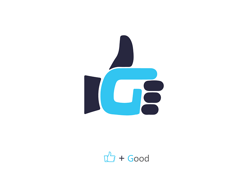 Like + Good logo by Elppa Art on Dribbble