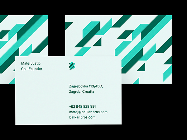 Balkan Bros. — Business Card by Charlie for Balkan Brothers on Dribbble