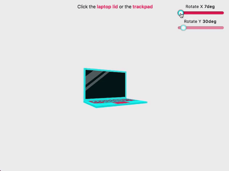 CSS + HTML 3d Laptop by Antoinette Janus on Dribbble
