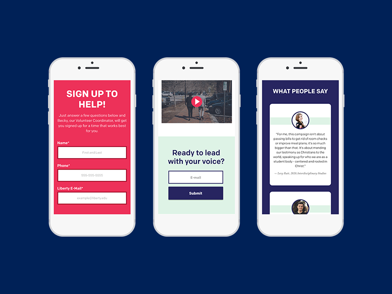 Campaign UI by Elijah Knapp on Dribbble