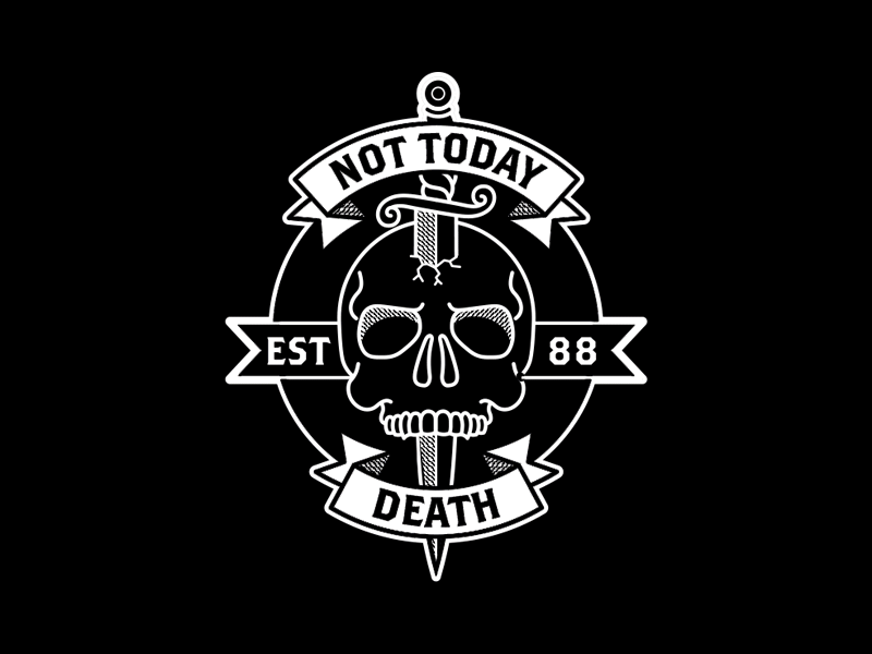 Not Today Death by Scott Neilson on Dribbble