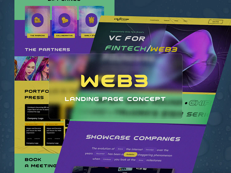 Web3 Landing Page by Masum Billah on Dribbble