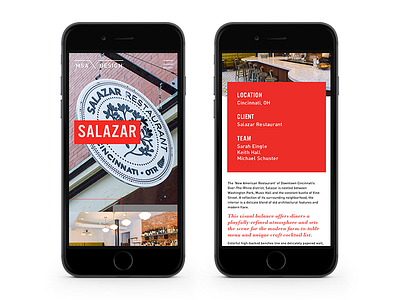 MSA Redesign Project Page by Chelsea Sanders on Dribbble