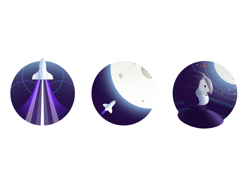 Back From Earth by Yajiji on Dribbble