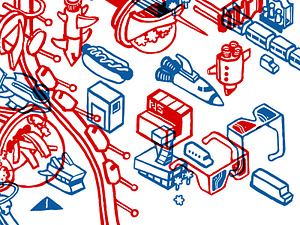 Architecture + The City Poster Progress 3 by Nigel Sussman on Dribbble