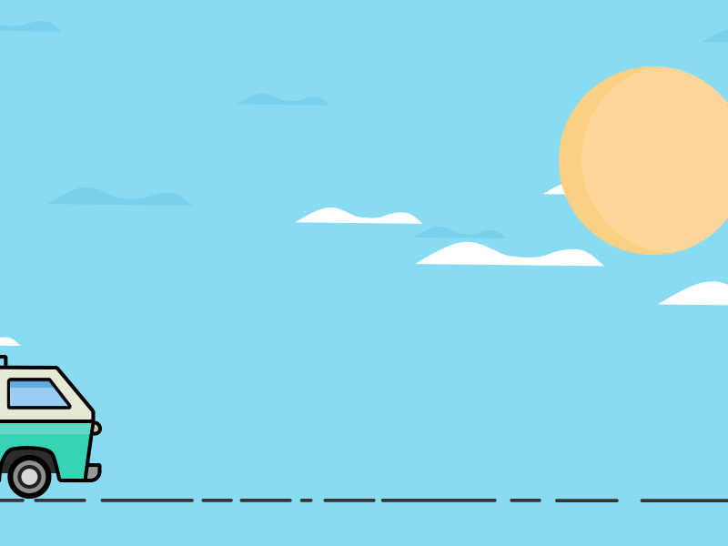 VW Bus by Malaka on Dribbble