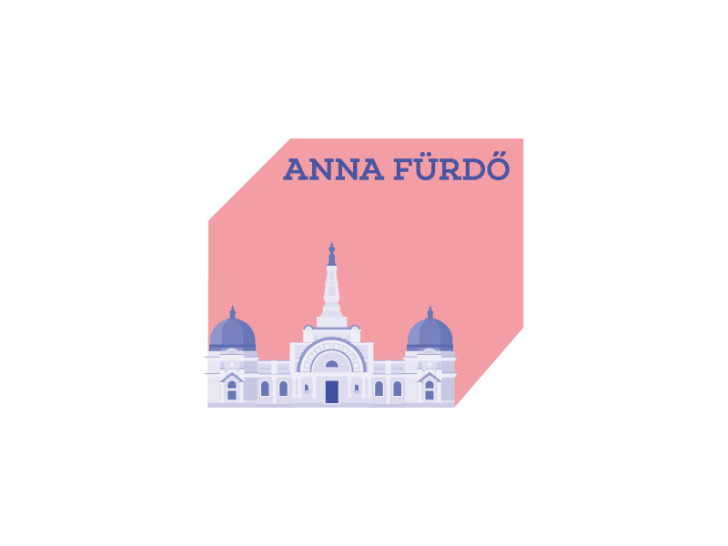 Anna Fürdő Hungary by Dora Melher on Dribbble
