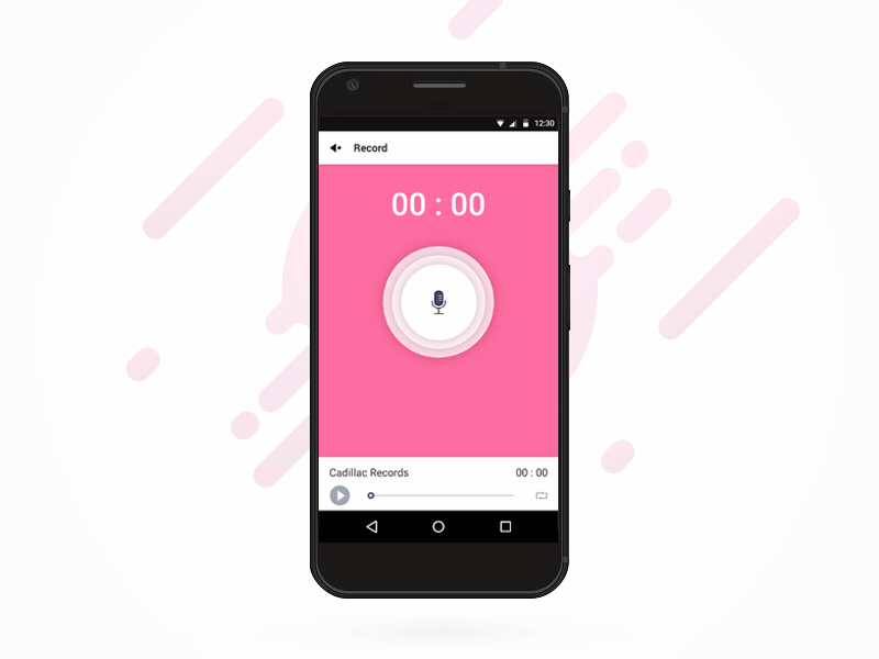 Audio Recording UI Gif by jishnu dev on Dribbble