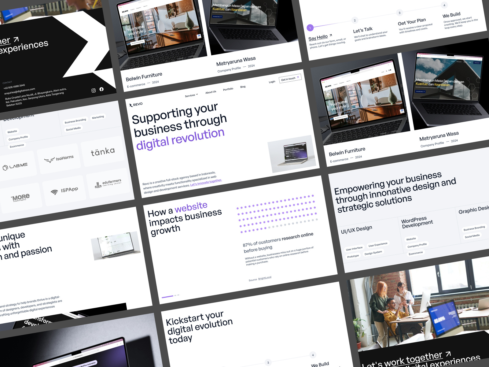 Digital Revo Website Design by Revo on Dribbble