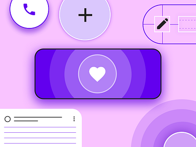 Illustrating Material.io by David Allin Reese for Google on Dribbble