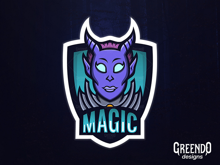 ( Daemon ) Magic Mascot Logo by Daniel Tsankov on Dribbble