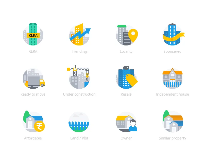 Property Icons designs, themes, templates and downloadable graphic ...