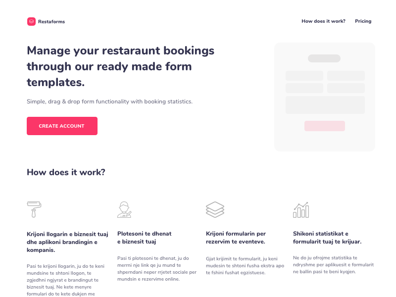 Restaurant Booking Software by Can Mehmet on Dribbble