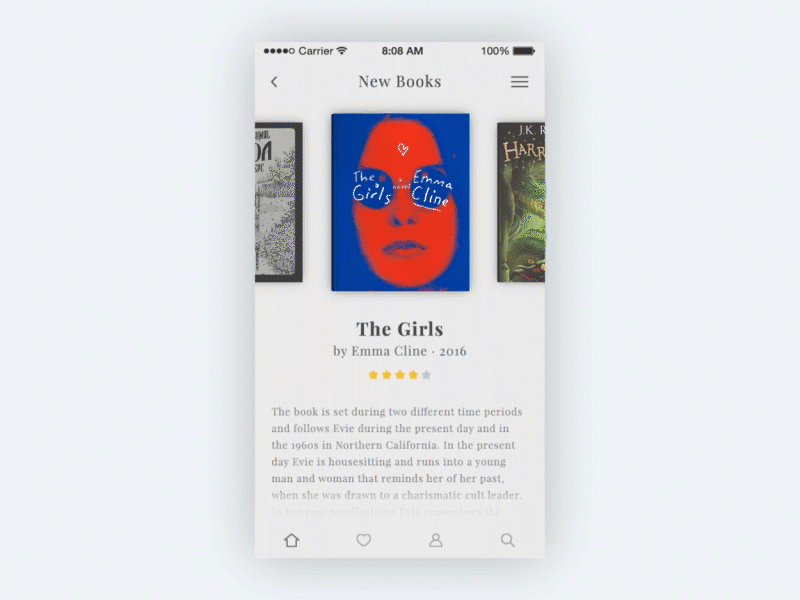 Book App by Contra Studio on Dribbble