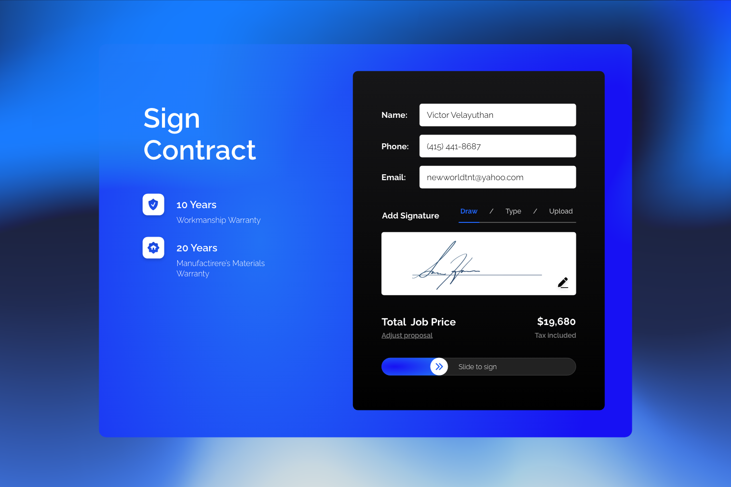 Sign Contract by Elena Ivanov on Dribbble
