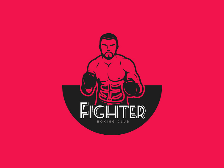 Fighter - Boxing Club by Krunal Ramoliya on Dribbble