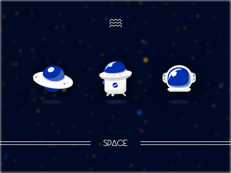 Space Icon Design by SDL on Dribbble