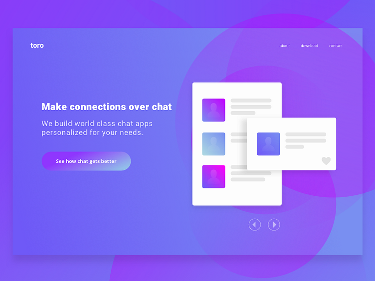 Daily UI 3 - Landing Page by Ryosuke on Dribbble