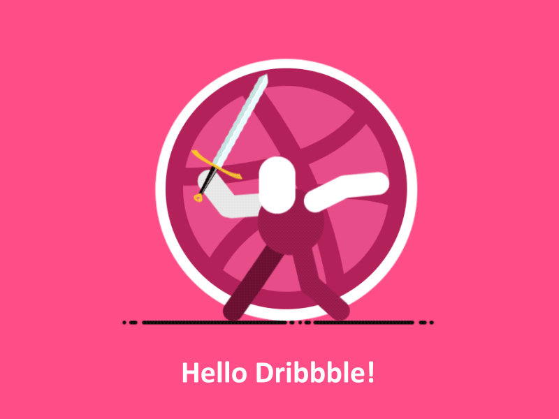 Hello Dribbble! by Ravie on Dribbble