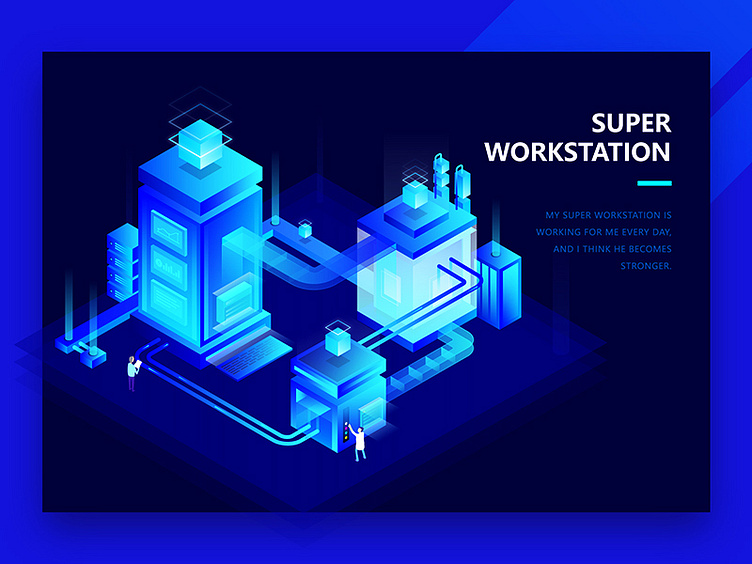 Super workstation by TANG on Dribbble