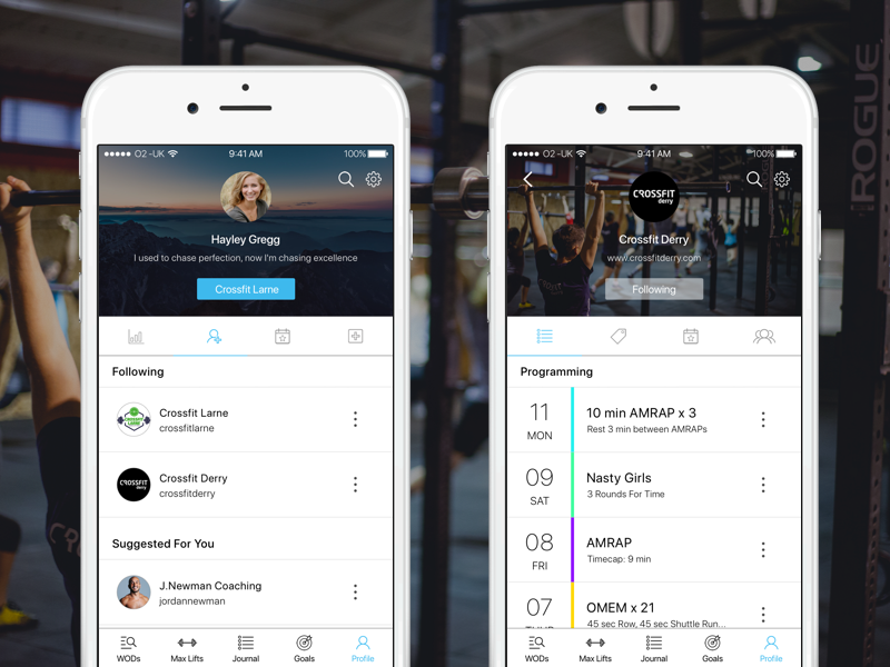 WRKit App UI by Hayley Gregg on Dribbble
