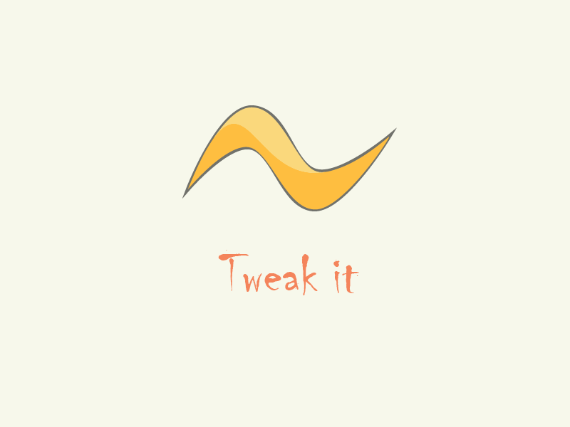Tweak Logo by Tanjibur Rahman on Dribbble