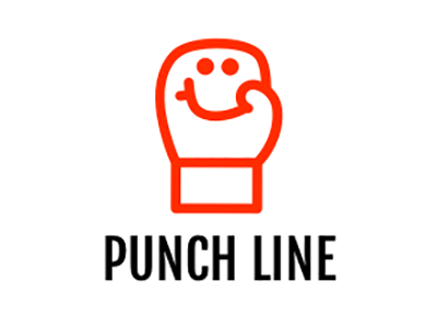 Punch Line Logo by Douglas Struble on Dribbble