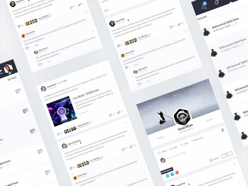 connecting and sharing apps ui by Shad Khan UI/UX on Dribbble
